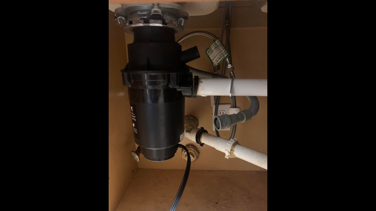 Moen Prep GXP50C Garbage Disposal Installation - YouTube