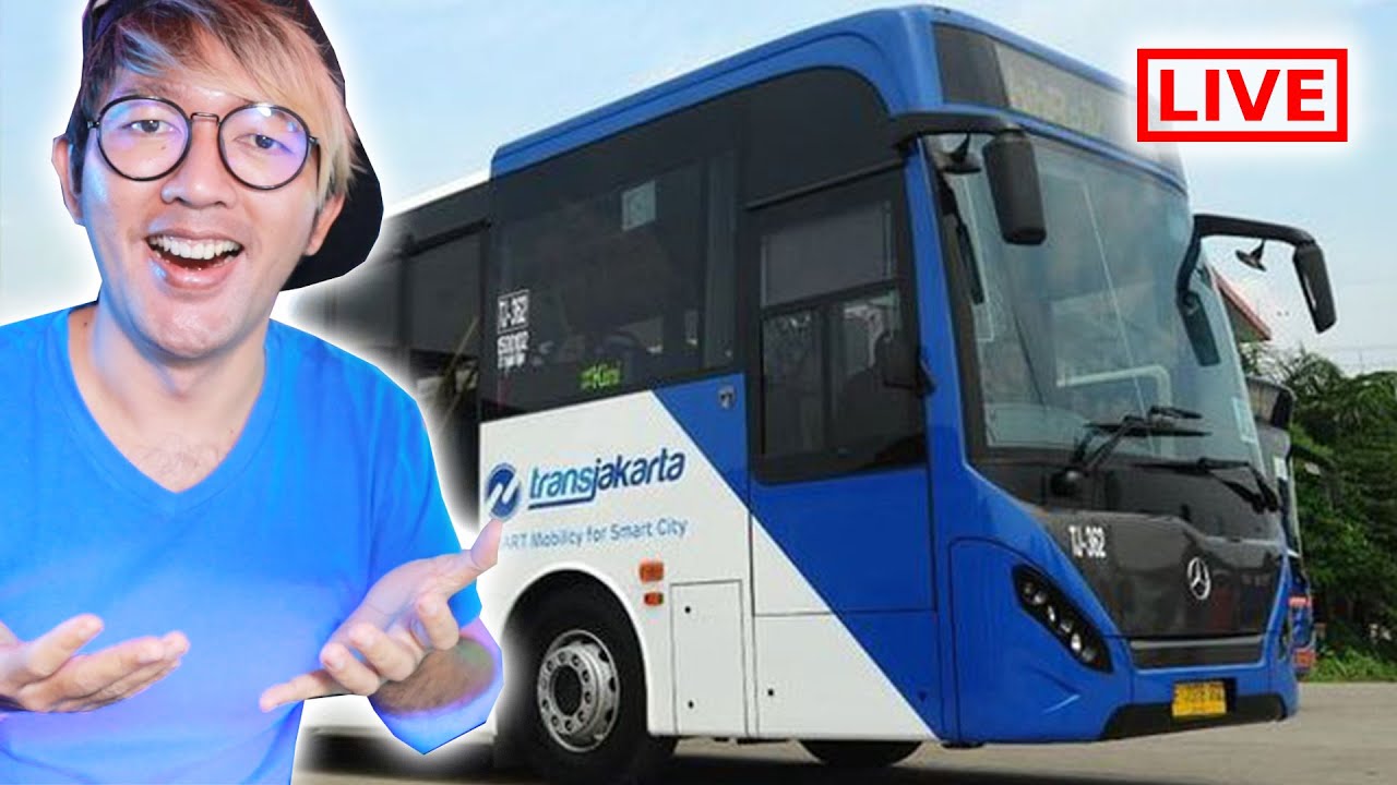 LIVE # 125 LATIHAN SUPIR BIS PERSIAPAN BESOK JEMPUT BOCIL SEKOLAH - YouTube