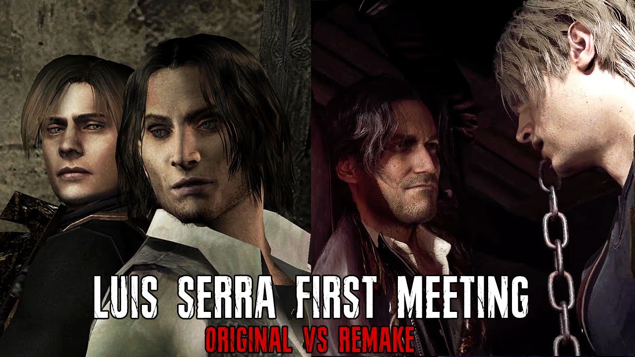 Resident Evil 4 - Luis Serra First Meeting (Original vs Remake) - YouTube