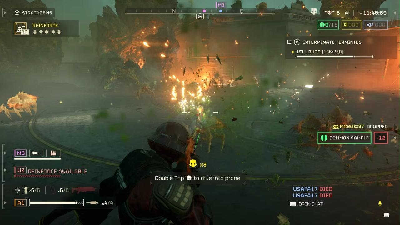 HELLDIVERS 2 Most violent death - YouTube
