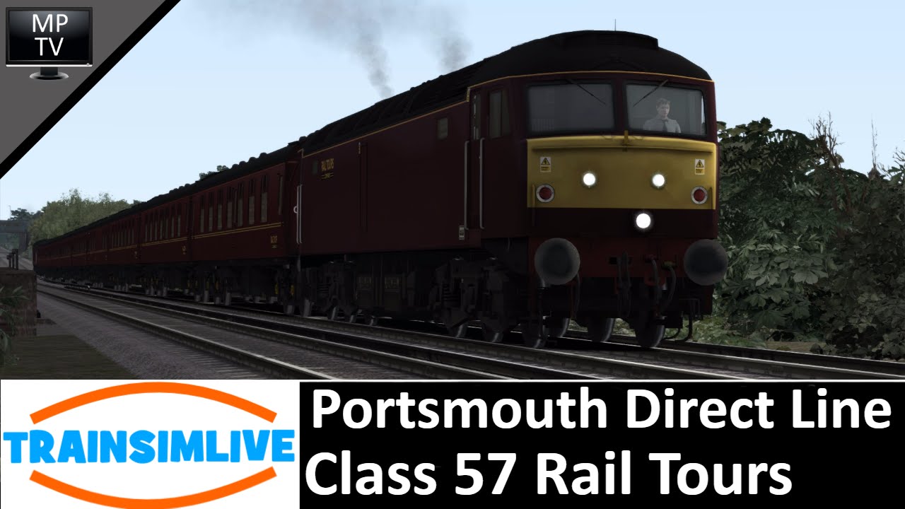 MattPlaysTV - Train Simulator - Portsmouth Direct Line, Class 57 Rail ...
