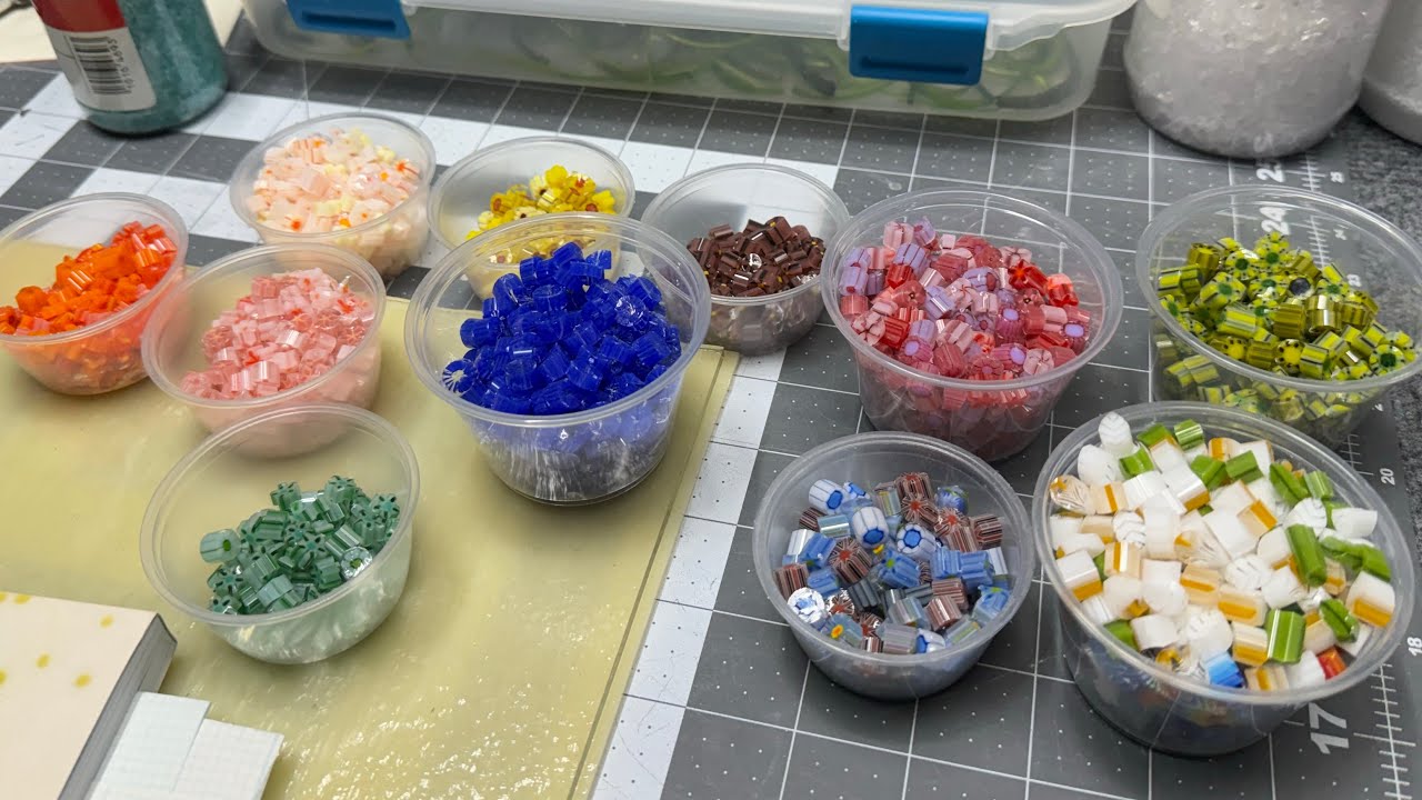 Cutting Murrini FAST with the DarteGlass Chopper! (Video #358) - YouTube