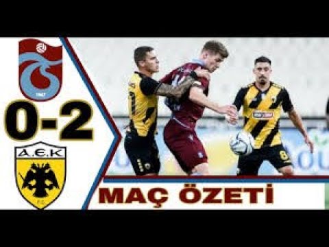 Trabzonspor 0-2 Aek Atina -Maç Özeti- 29.08.2019