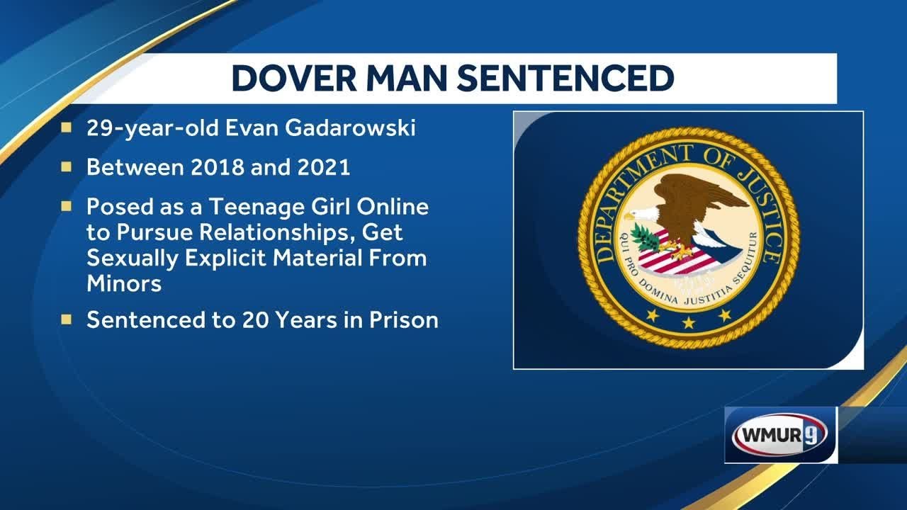 Dover man sentenced to 20 years in prison for child exploitation - YouTube
