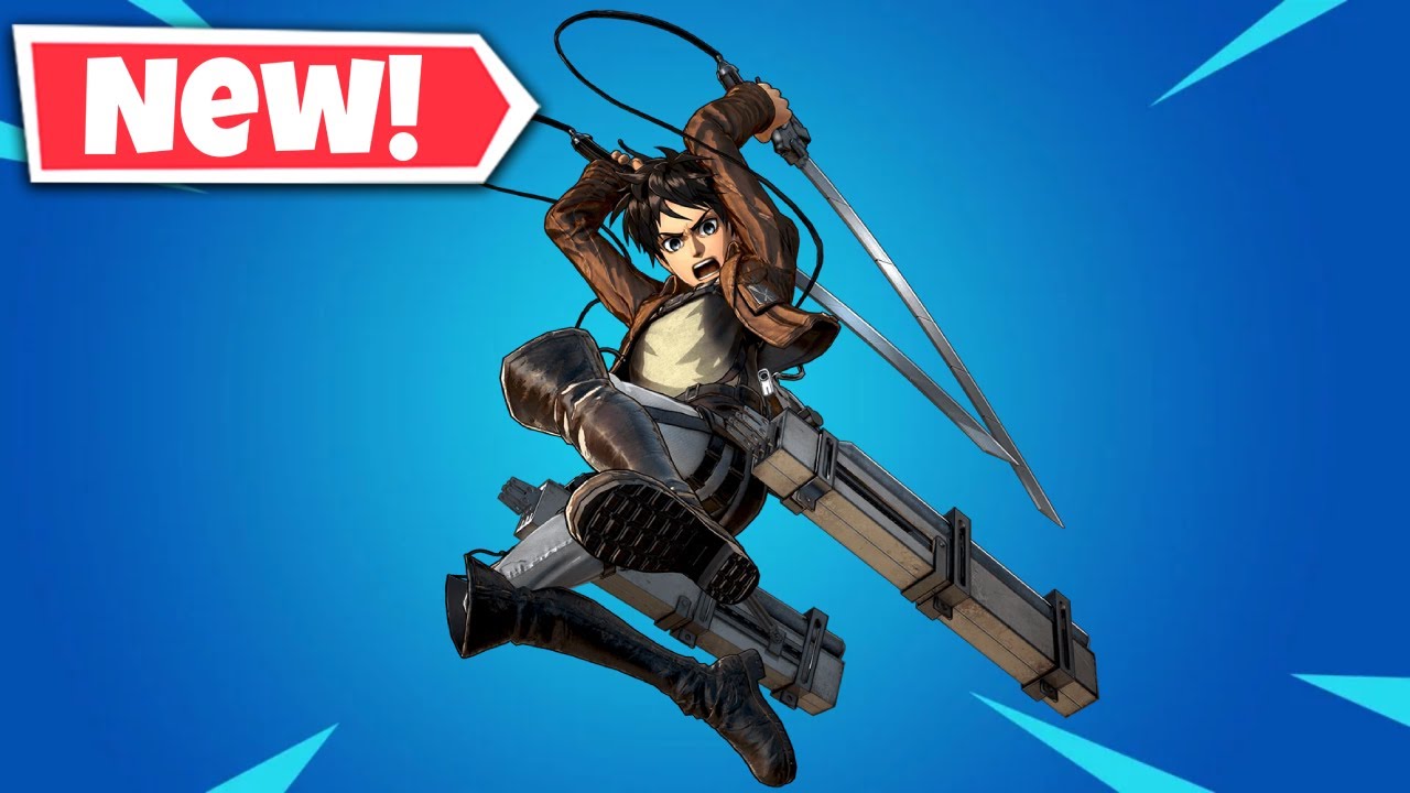 How To Get The Eren Yeager Skin In Fortnite - YouTube