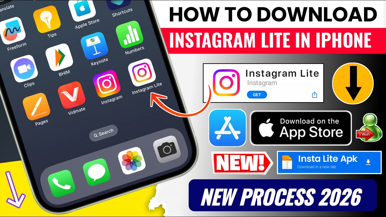 How To Download Instagram Lite in iPhone | Instagram Lite Download in ...