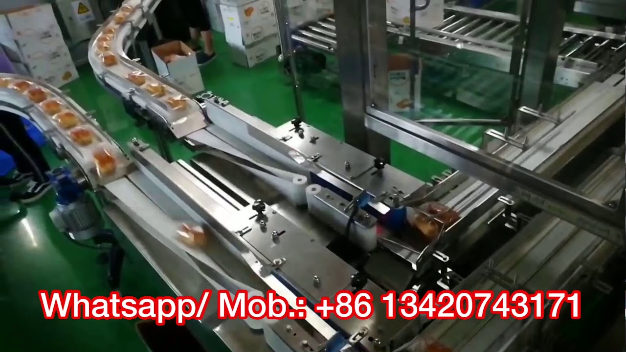 Automatic carton loading and sealing machine - YouTube