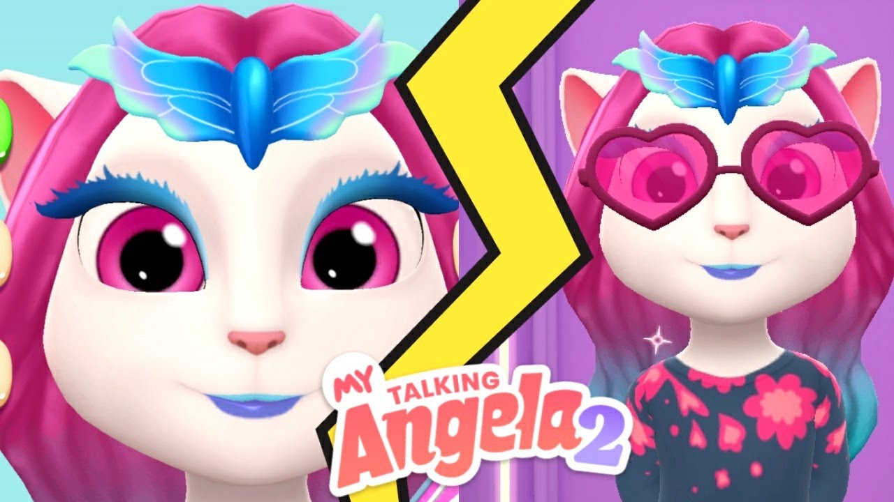 My Talking Angela 2 Sticker Book Unlocked Update Gameplay Walkthrough ...