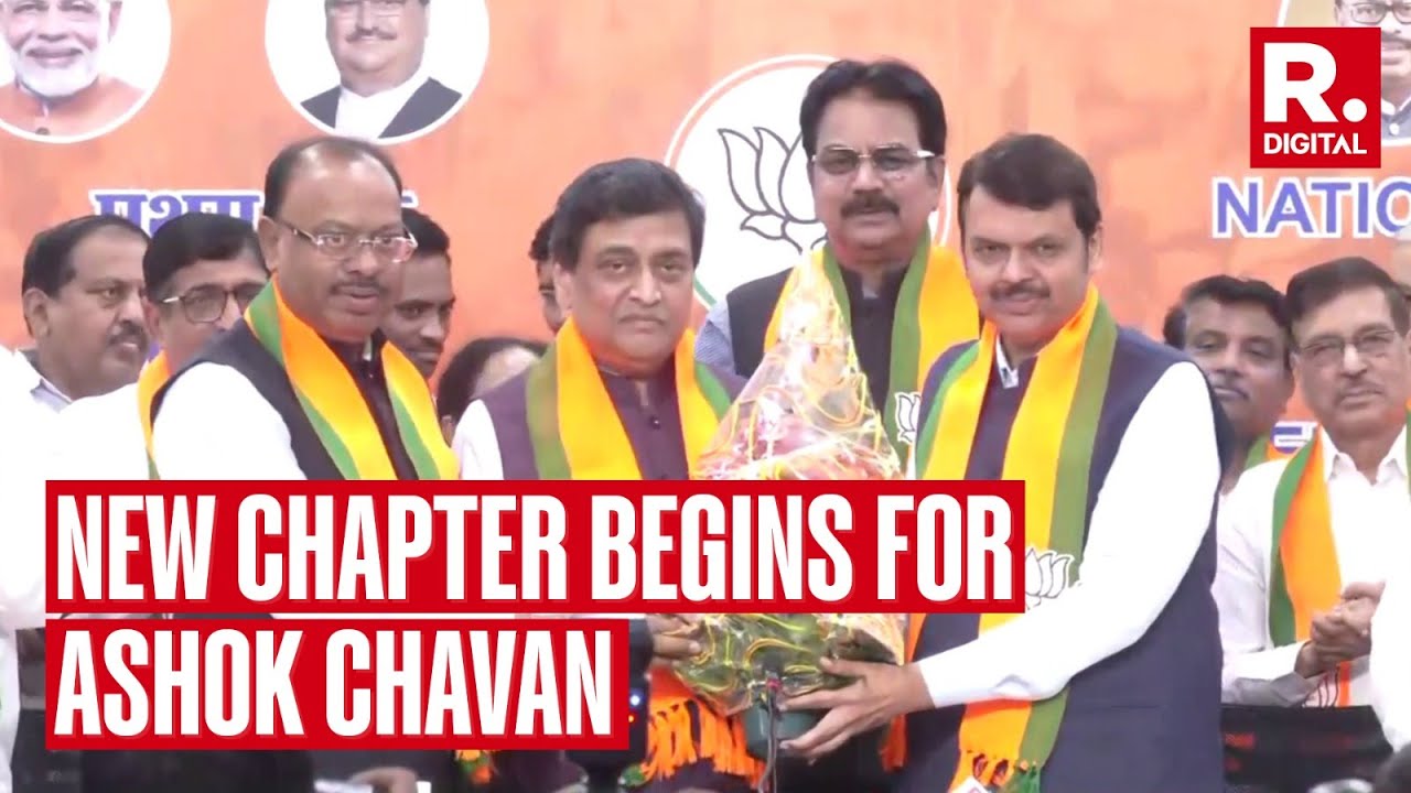 Congress Veteran Ashok Chavan Joins BJP; Calls it ‘New Beginning to ...