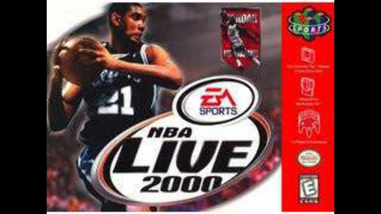 NBA Live 2000 (N64) (Lakers vs Trail Blazers) (Playoff WC Finals Game 5 ...