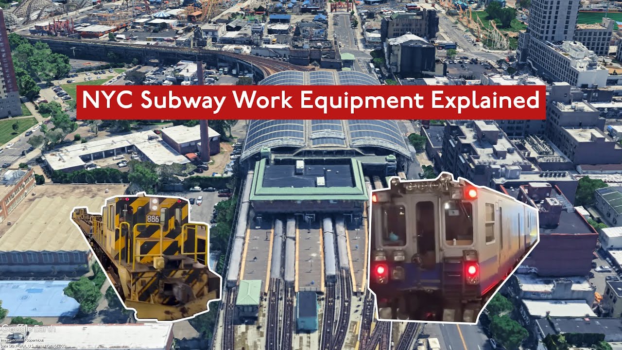 The Trains that Keep the Subway Running | NYC Subway Work Equipment ...