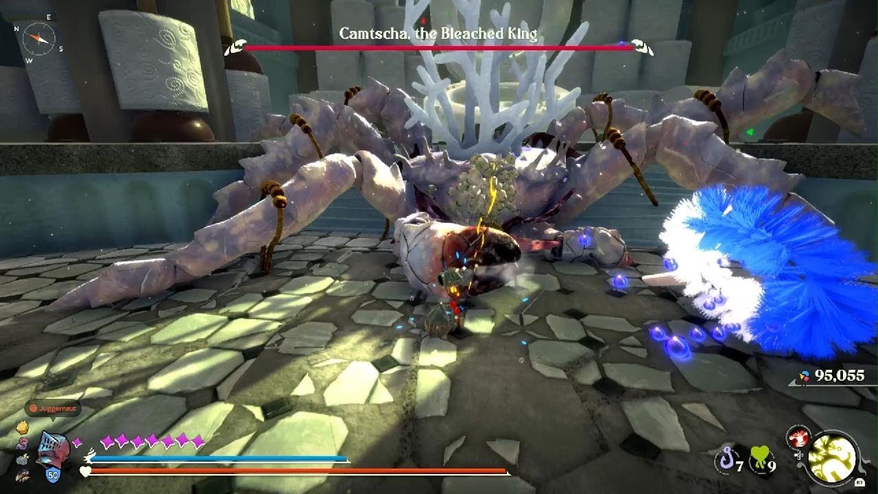 Another Crab's Treasure NG+: Camtscha, the Bleached King - YouTube