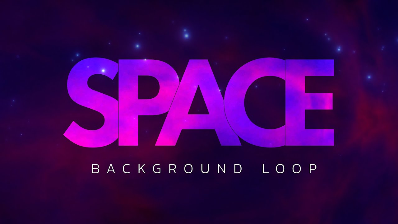 Nebula Space Background Loop - YouTube