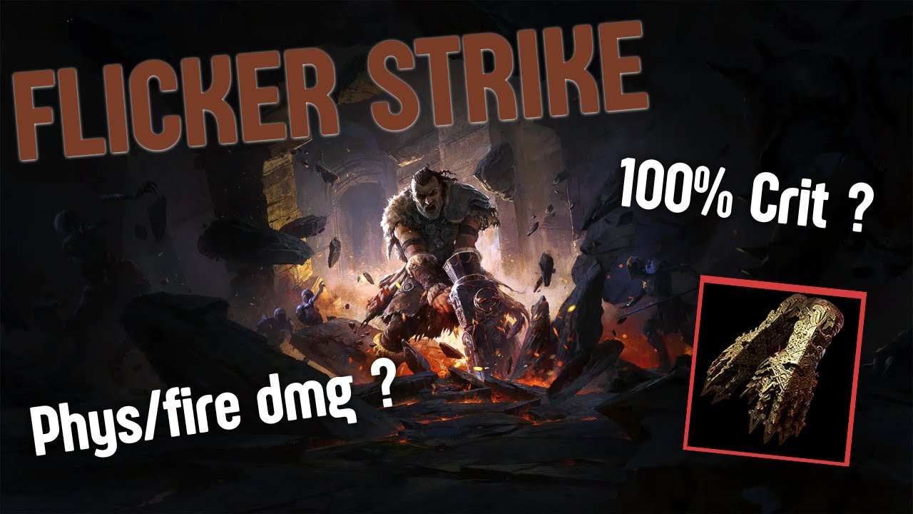 Build PoE 2 - Un tout nouveau FLICKER STRIKE !! Physical/fire damage ...