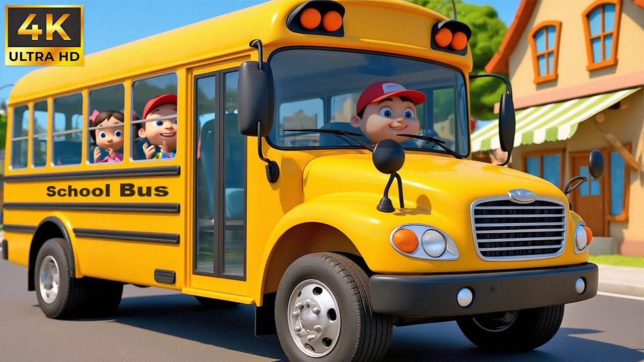 The Wheels on the Bus Song 🚍 & More Cartoon Songs & Friends | Fun ...