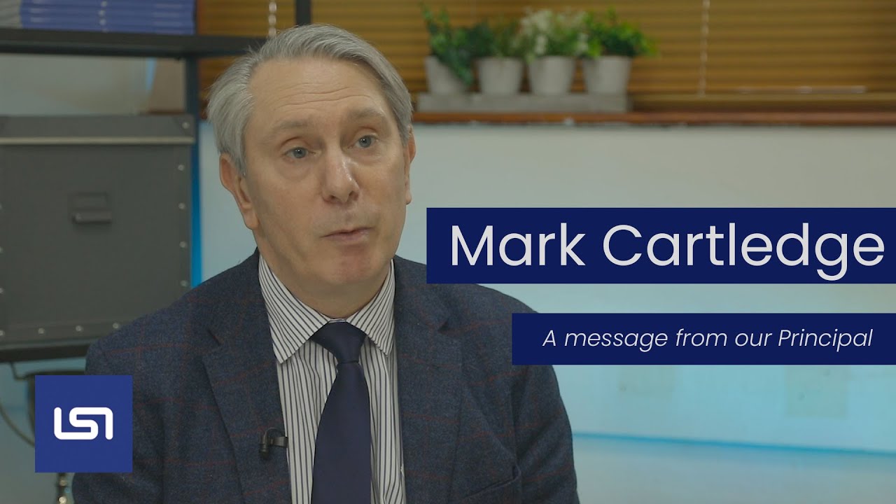 A Message from our Principal, Mark Cartledge - YouTube