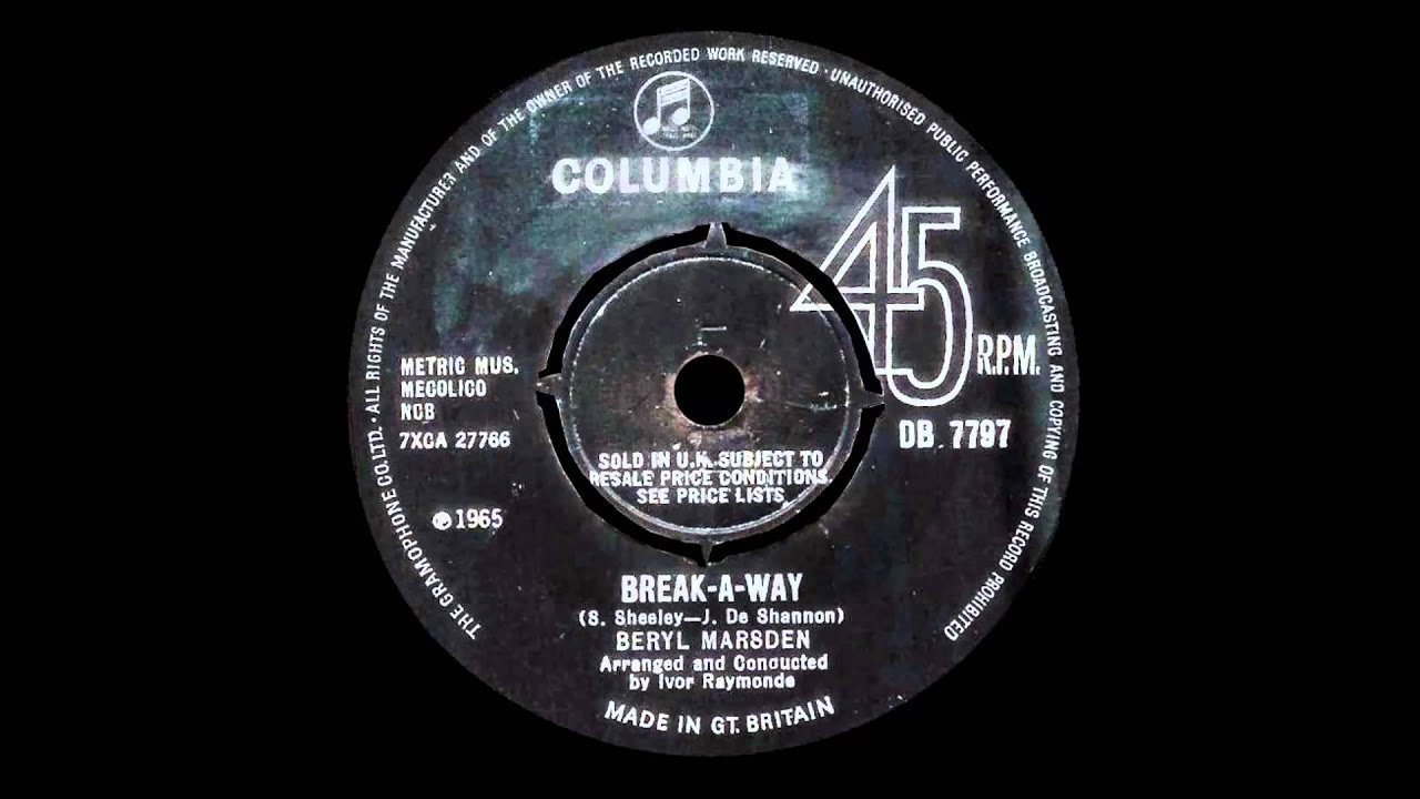 Break-A-Way - Beryl Marsden - YouTube