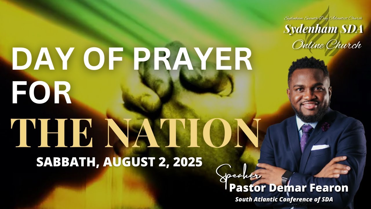 Sab. Aug 2, 2025 | Day of Prayer for the Nation | Pastor Demar Fearon ...