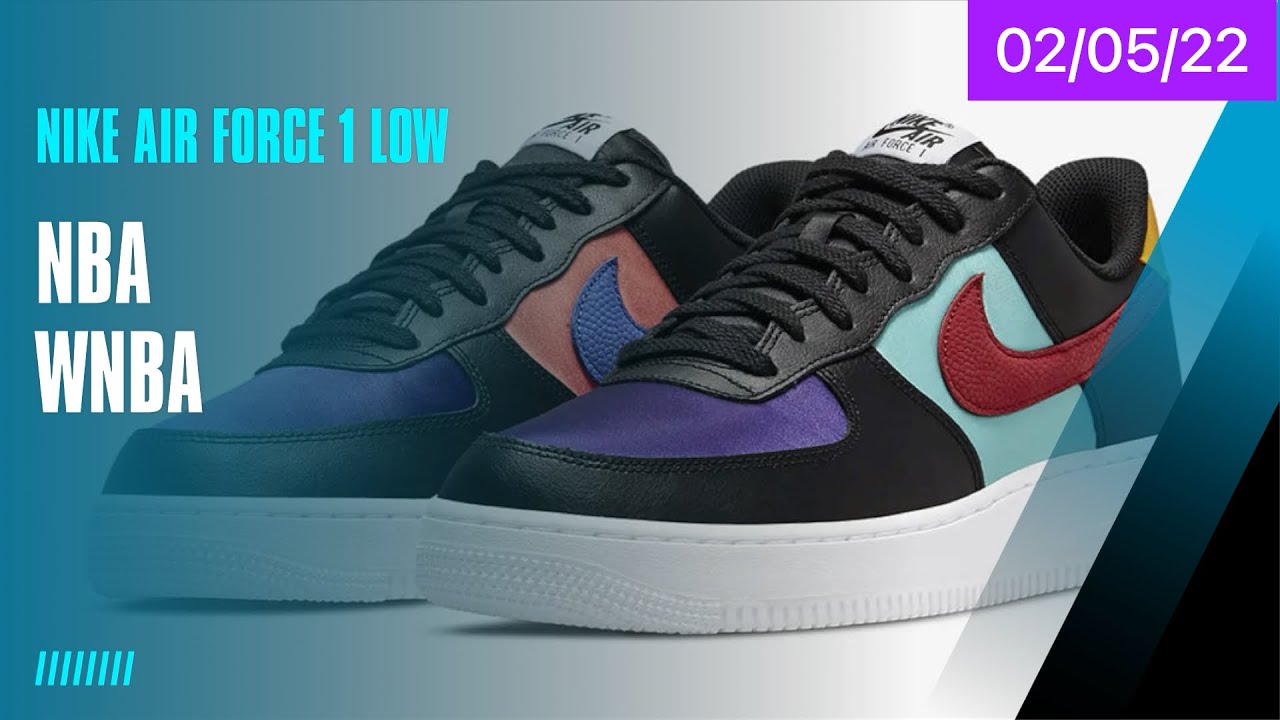 Nike Air Force 1 Low NBA WNBA (detail look) - YouTube