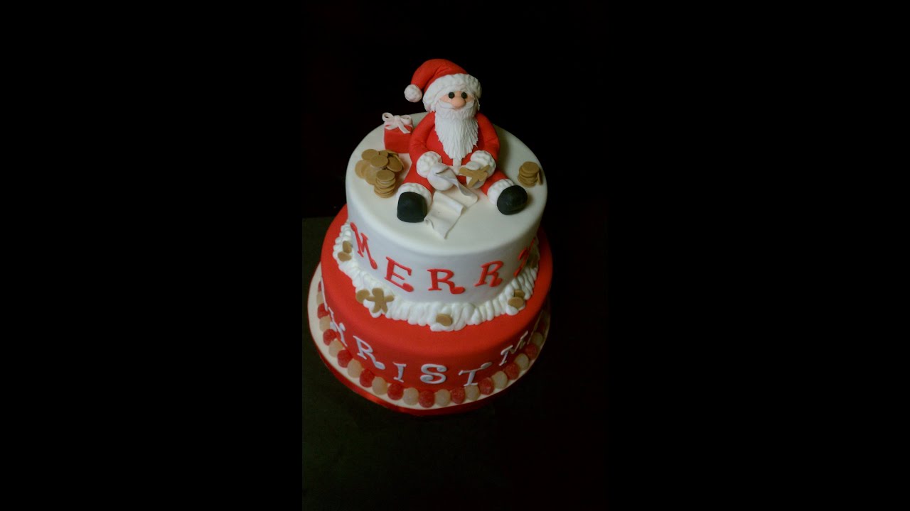 How I Made a Santa Cake! - YouTube