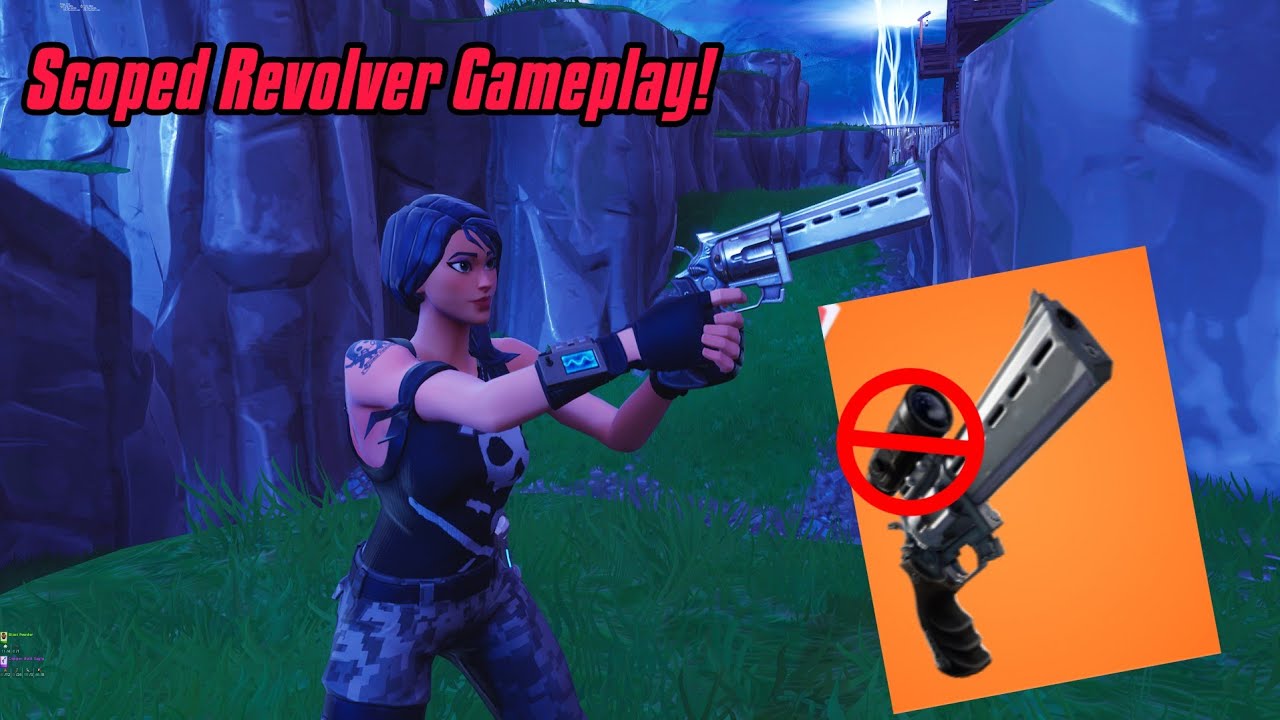 *New* Scoped Revolver Gameplay but we removed the scope (Fortnite ...