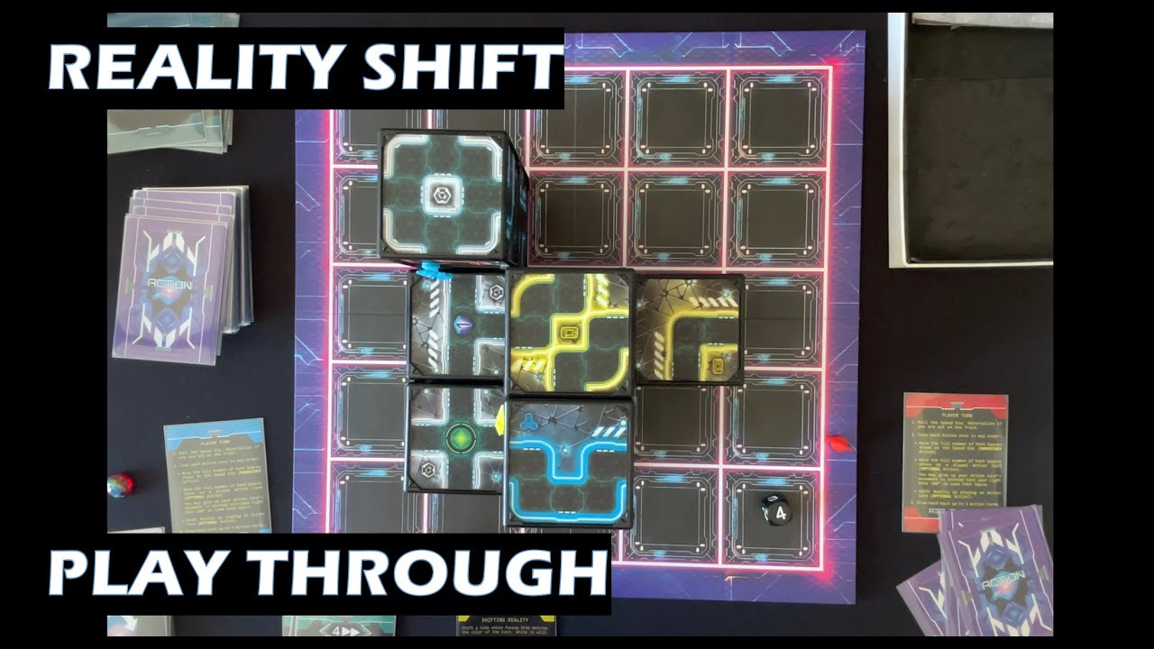 Reality Shift board game play through - YouTube