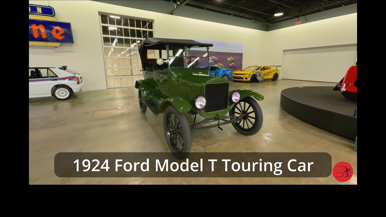 1924 Model T Touring Car walk around and start up - YouTube