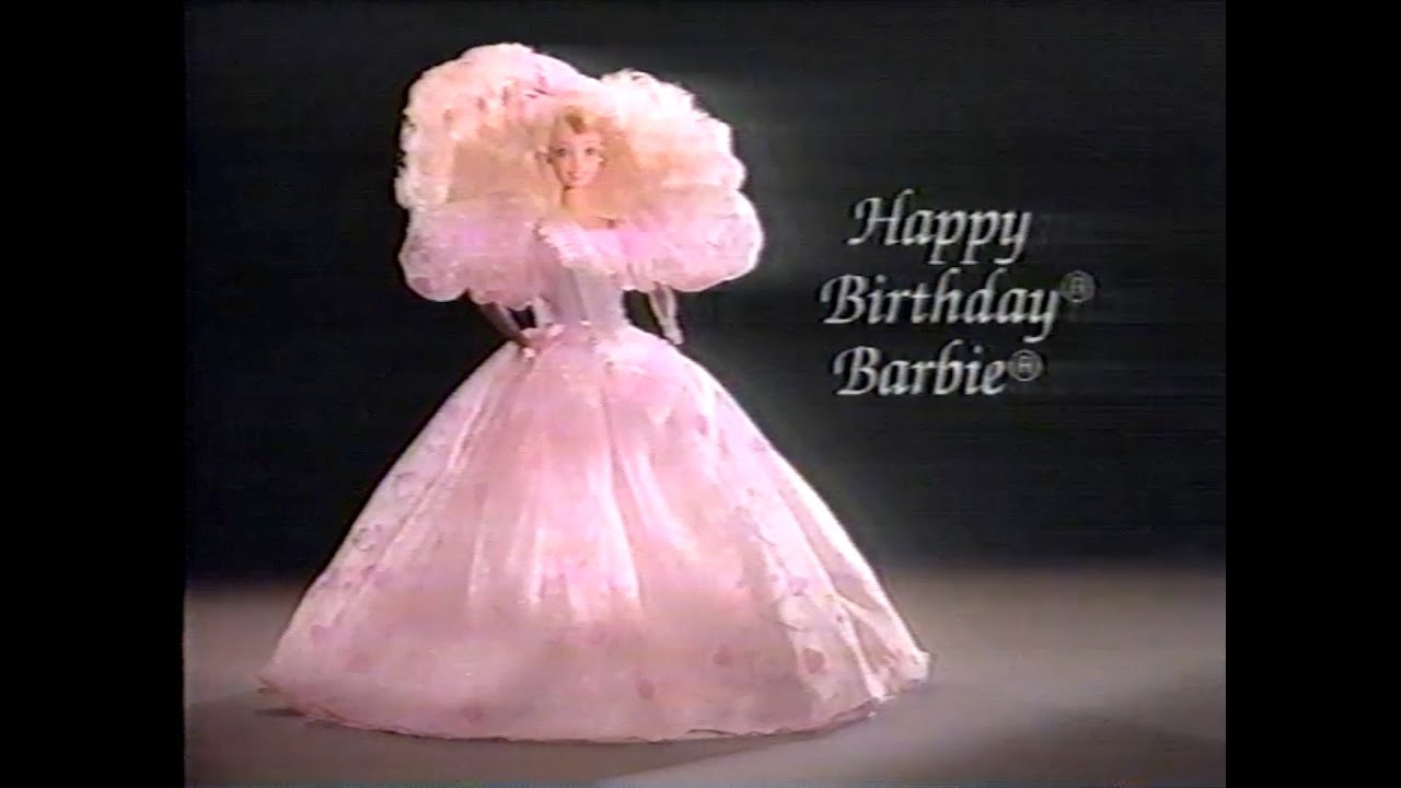 Happy Birthday Barbie Classic Toy Commercial (1990) - YouTube