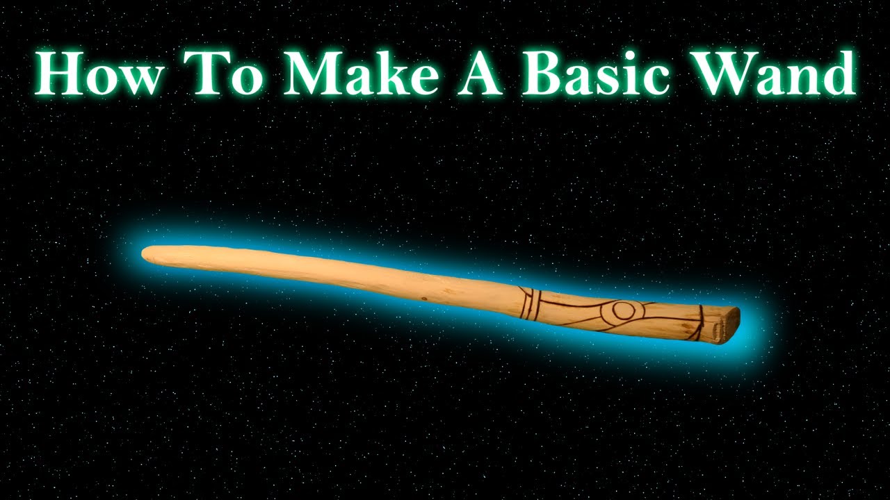 How To Make A Basic Wand - YouTube