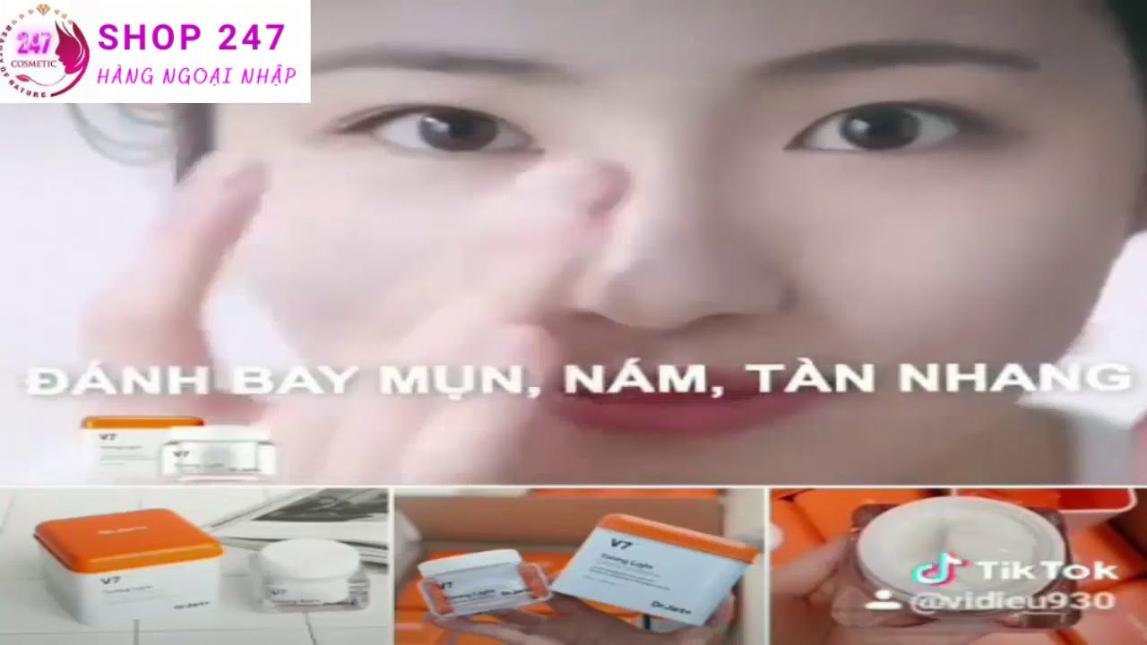 KEM DƯỠNG TRẮNG DA V7 TONIGHT - KEM V7 TONIGHT - YouTube