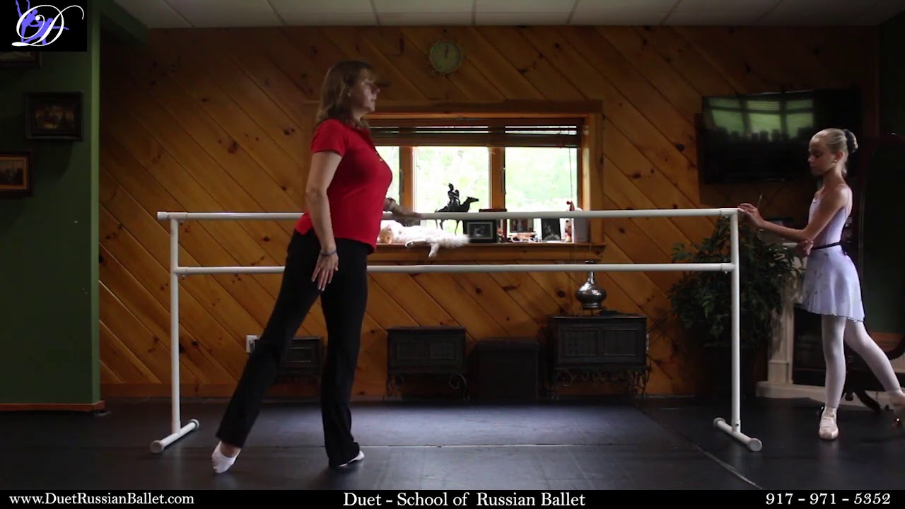 Full Ballet Pointe Class (Duet - School of Russian Ballet) w/ Ksenia ...