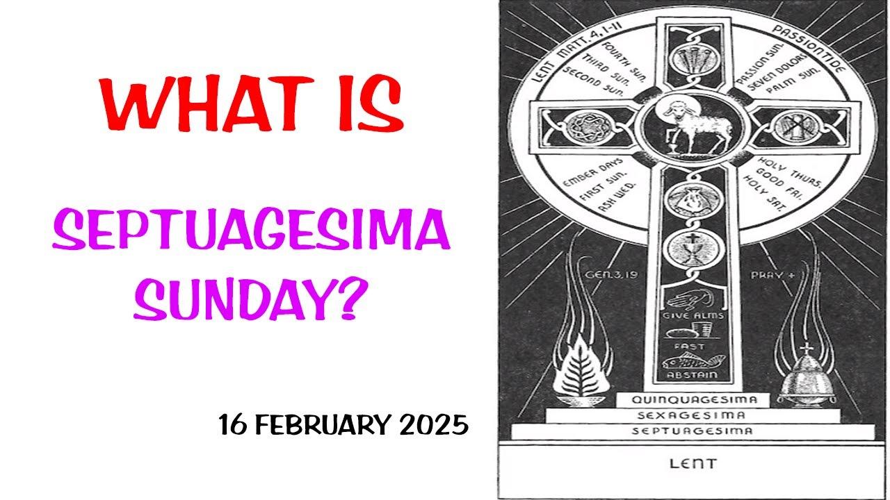 WHAT IS SEPTUAGESIMA SUNDAY? - YouTube