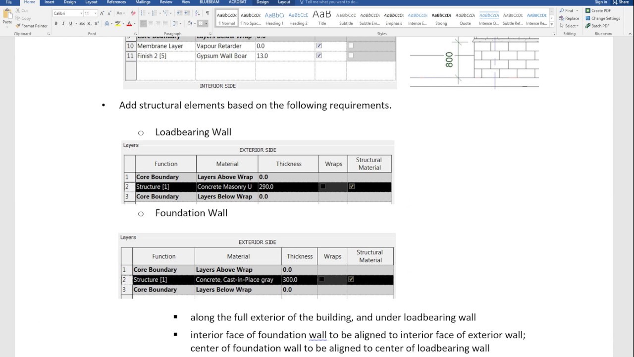 3 Ex2 Revit Load Bearing wall - YouTube