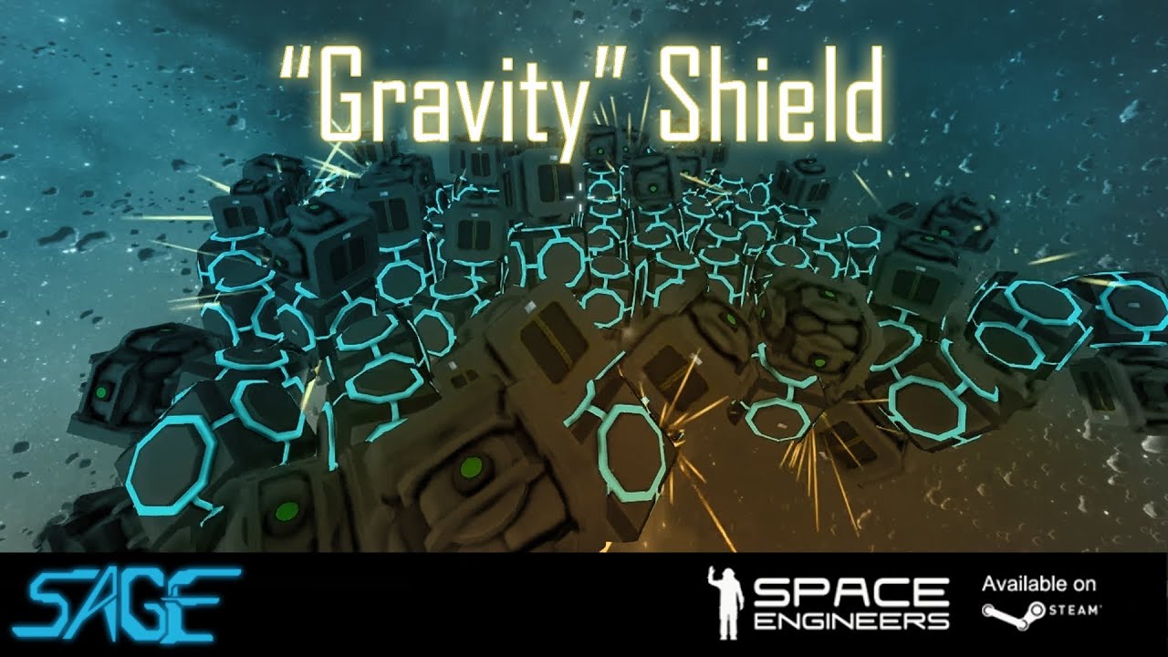 Space Engineers, "Gravity" Shield - YouTube
