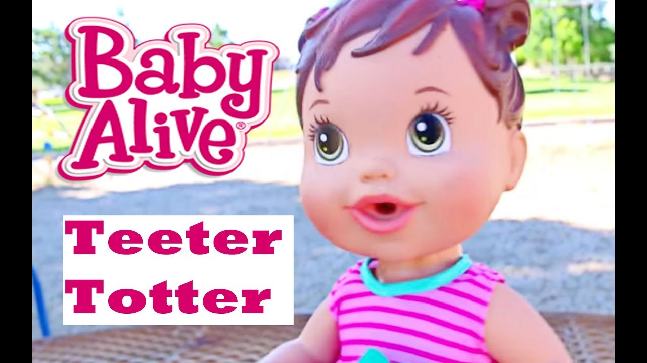Baby Alive At the Park on Teeter Totter - YouTube