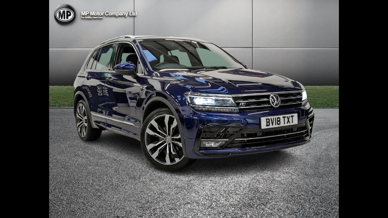 2018 VOLKSWAGEN TIGUAN 2 0 R LINE TDI BMT 4MOTION DSG 5d 148 BHP - YouTube