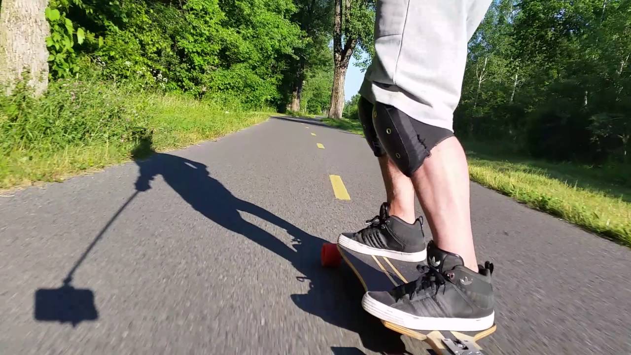 Fast DIY Electric skateboard ride - YouTube