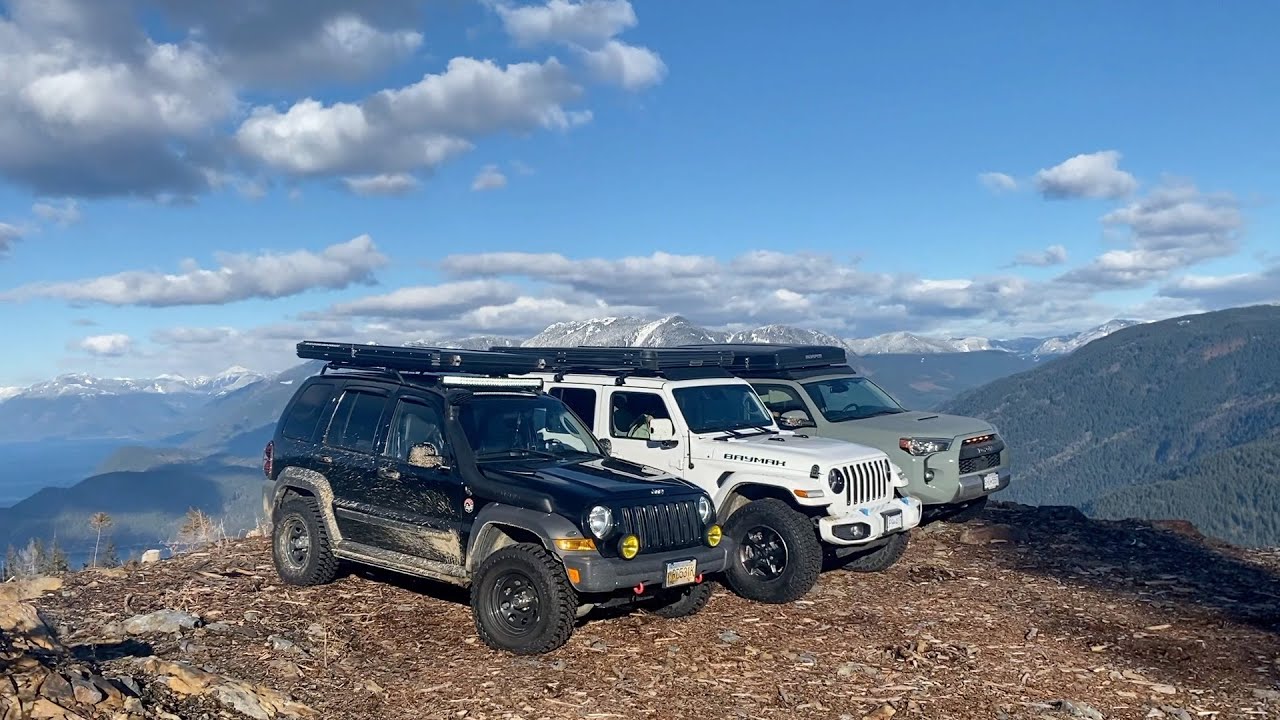 JEEP LIBERTY KJ | -15°C (5°F) CAMPING OFF ROADING | MT WOODSIDE (feat ...