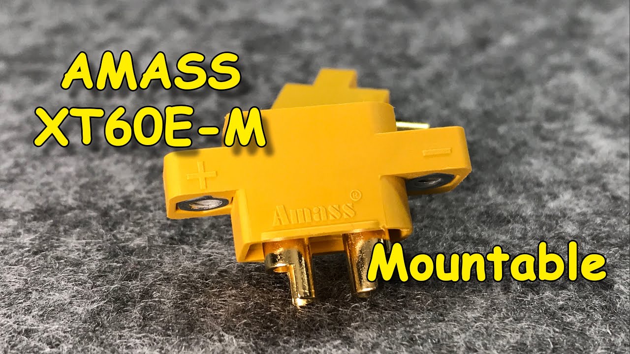 AMASS XT60E-M Mountable | Коннектор XT60E-M для установки на корпус ...