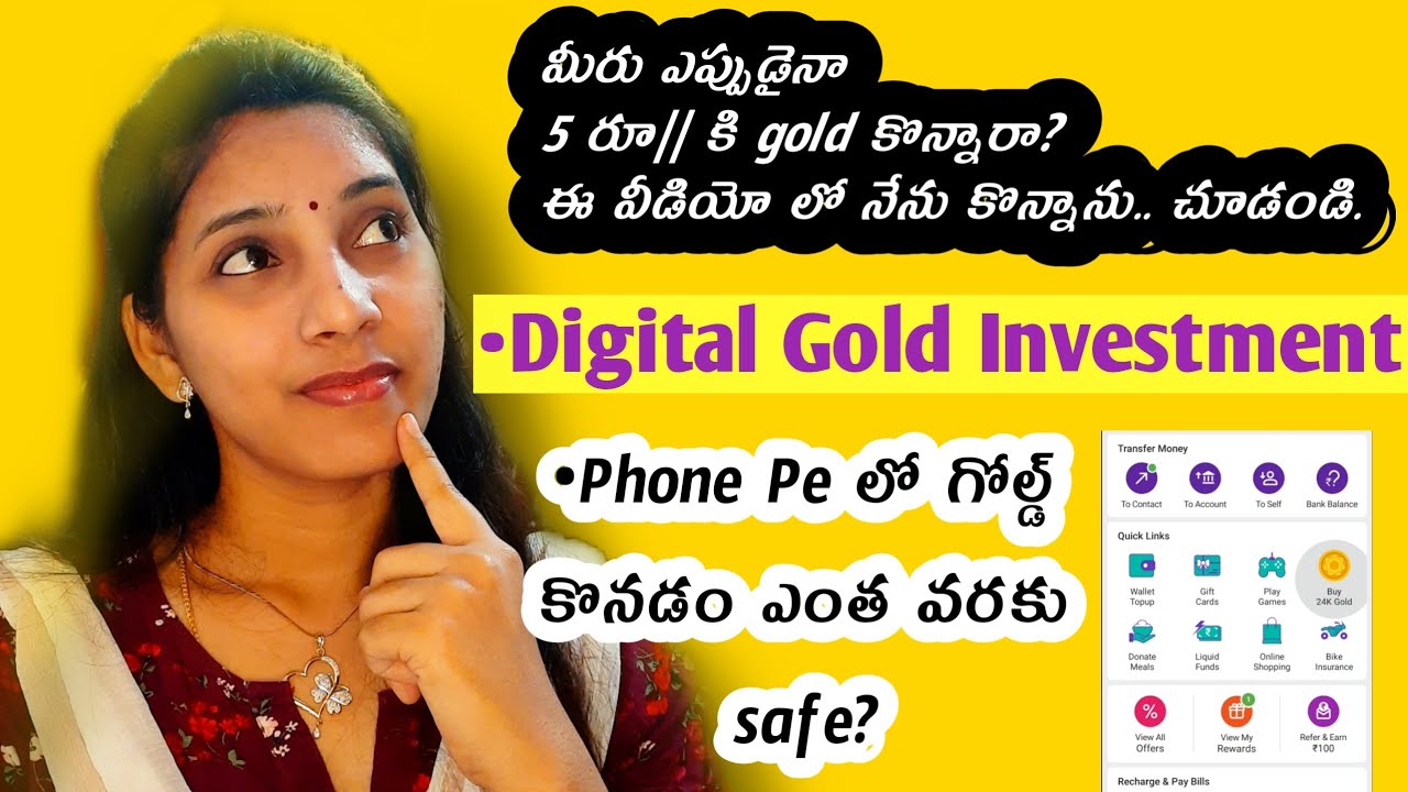 How to buy digital gold using phone pe||Gold investment in 2020||easy ...