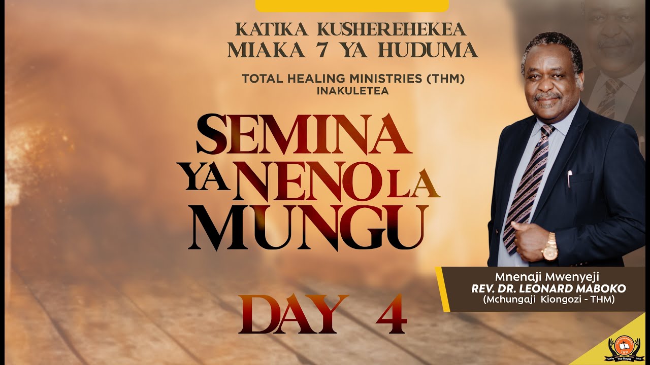 Mwanzo Mpya (Day 4) - Rev. Dr. Leonard Maboko - YouTube