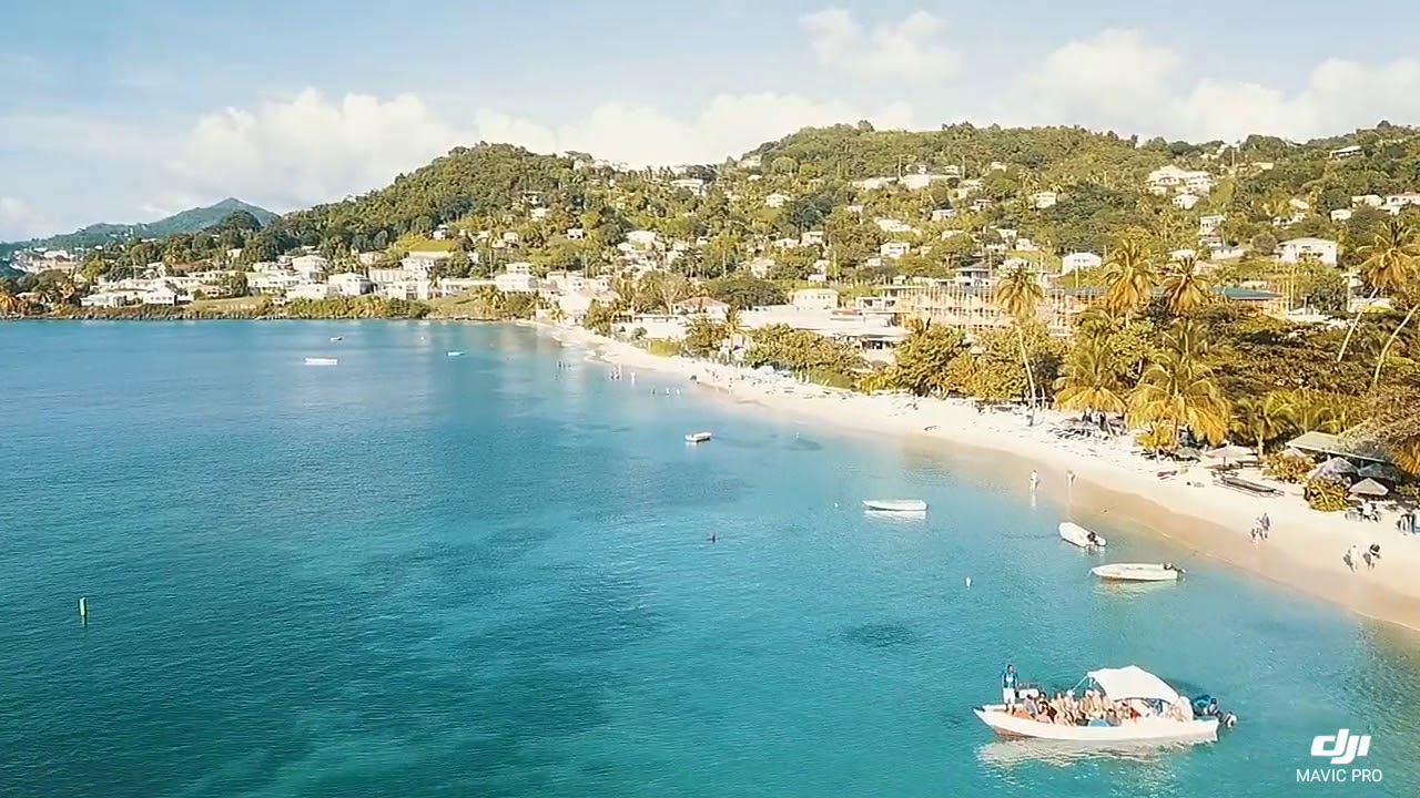 Grenada's Beach, Drone footage, Mavic Pro, Beautiful Place to be - YouTube