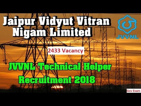 Jaipur Vidyut Vitran Nigam Limited – JVVNL Recruitment – 2433 Vacancy ...