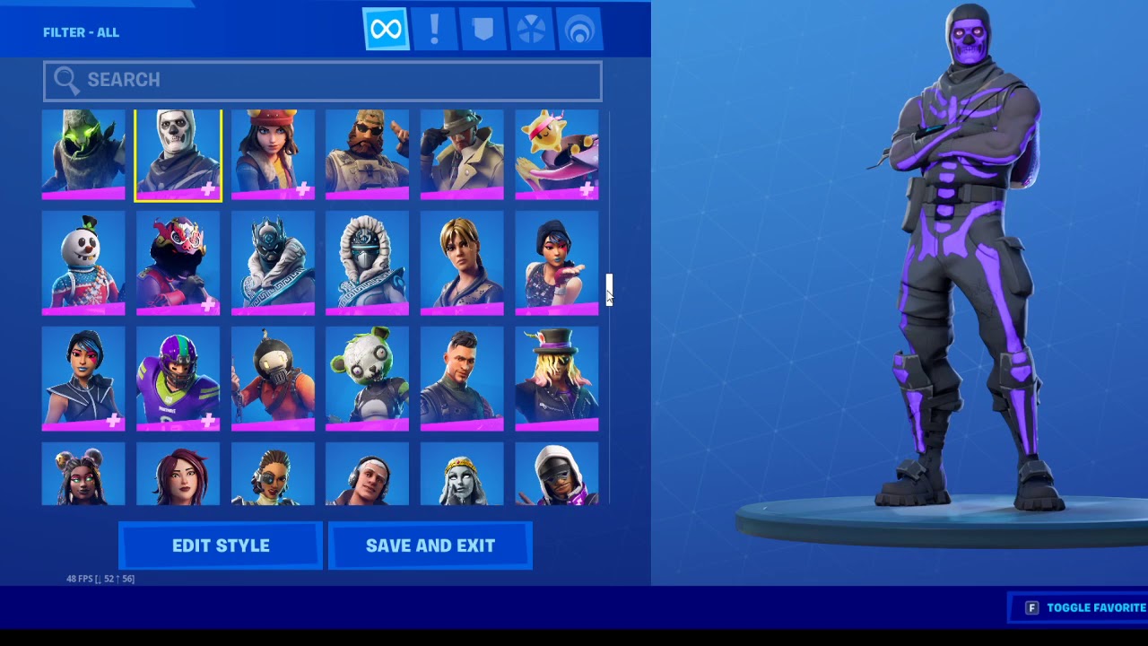 Skin reveal og skins i hope you enjoy - YouTube