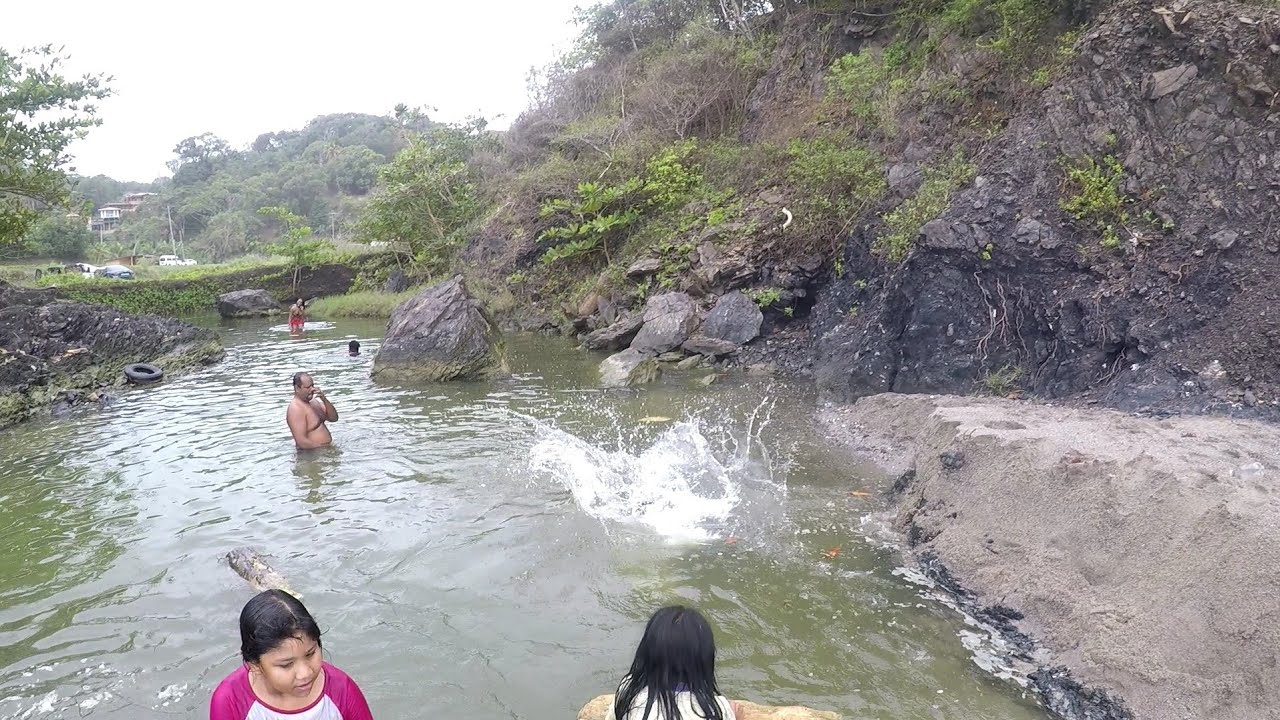 From cumana to mission beach / hand net fishing in river. - YouTube