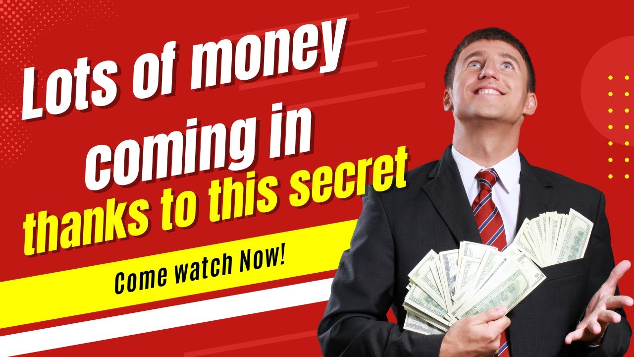 Lots of money coming in thanks to this secret,even you are very lazy ...