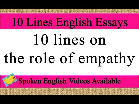 10 lines on the role of empathy in english | the role of empathy 10 ...