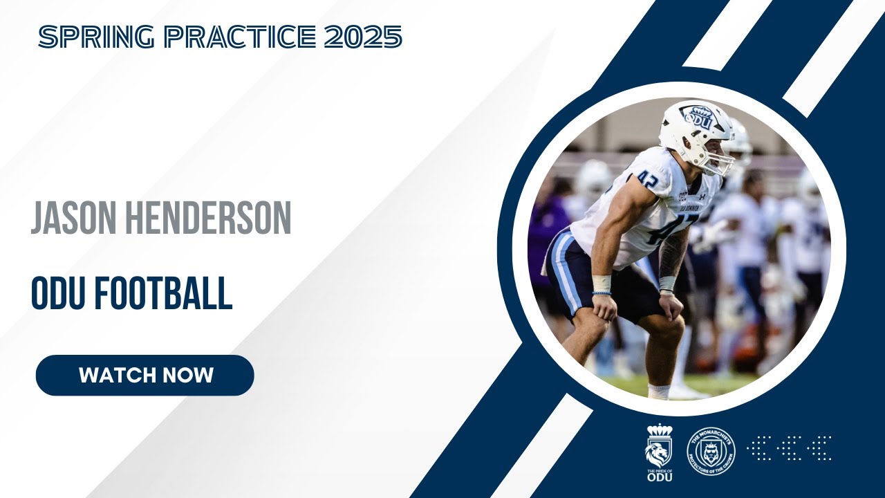 ODU Football Spring Practice 2025 - Apr. 19 Media Session - Jason ...