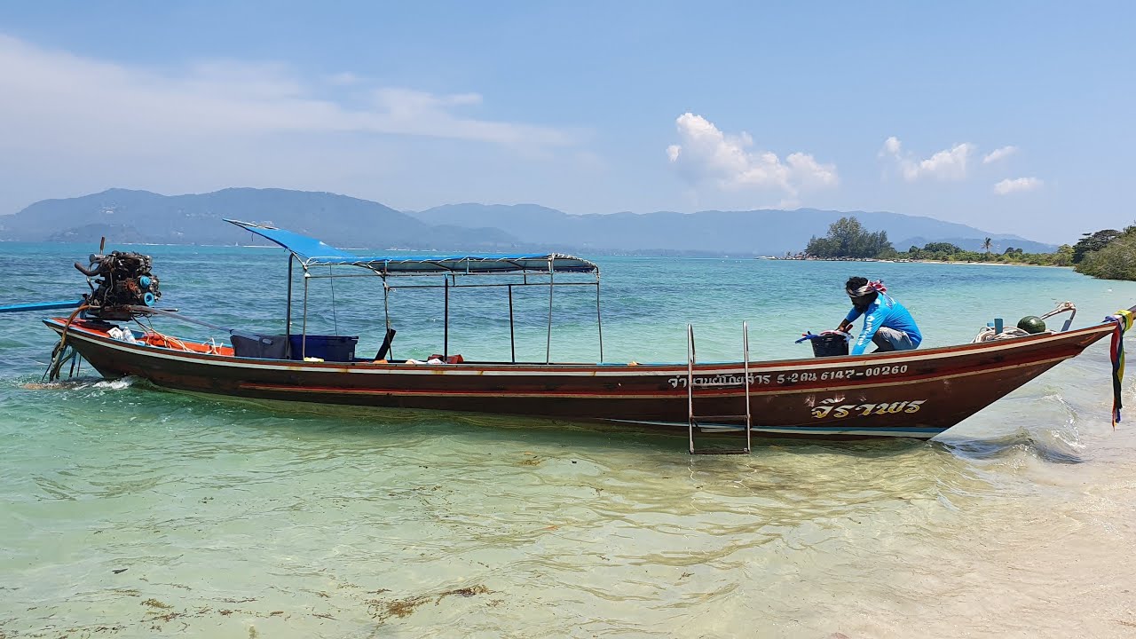 Koh Samui, Insel Koh Tan und Mad Sum, Tour mit dem Longboat - YouTube