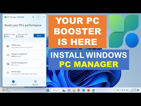How to Install New Microsoft PC Manager App For Free | Natkar Tech
